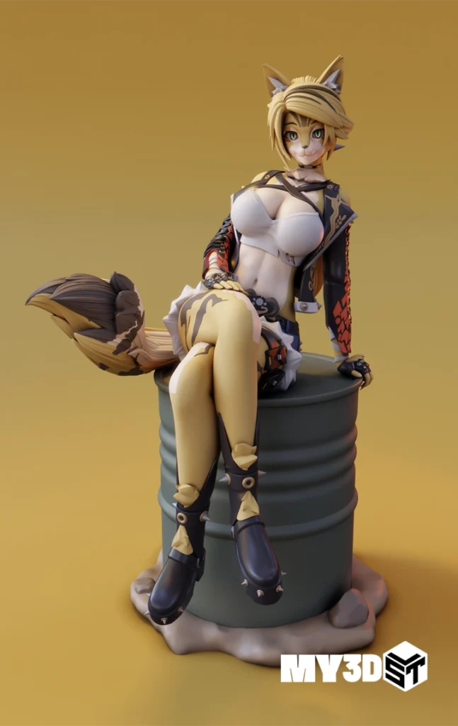 Pulchra Zenless Zone Zero STL 3D Print Model - MY3DSTL