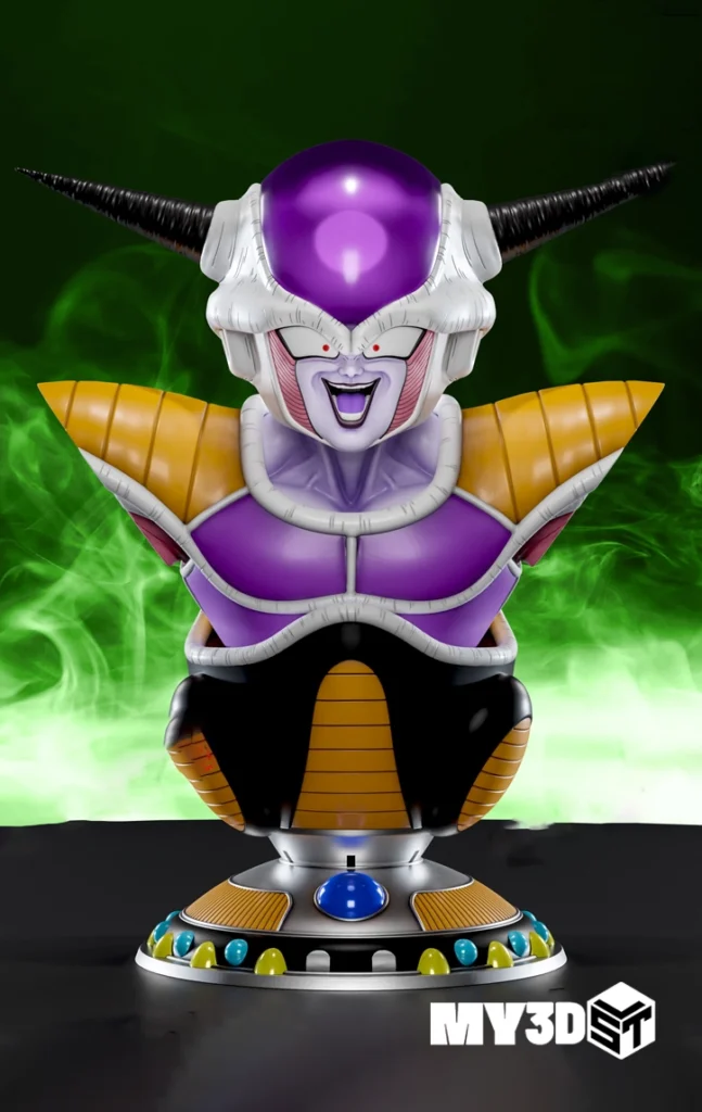 Frieza Bust STL 3D Print Model - MY3DSTL